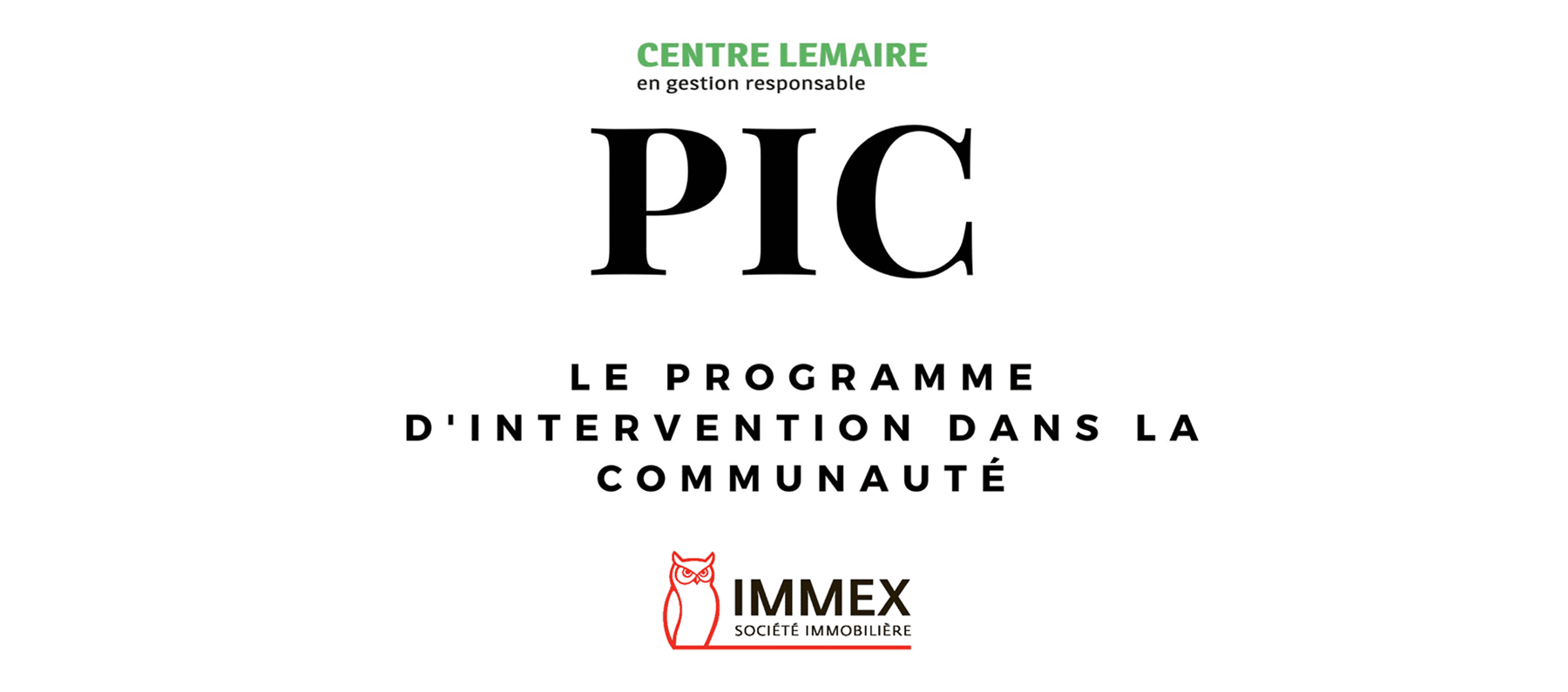 Le PIC, un programme d'intervention dans la communauté | Pôle de l ...